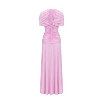 Self Portrait R&uuml;schen-Maxikleid - - Dresses - Damen - Rosa - 2XS