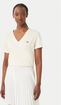 Lacoste T-Shirt TF7300 Creme Regular Fit