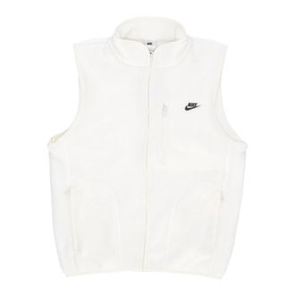 Nike Sherpa-Fleece Winddichte Weste - - Sport - Herren - Wei&szlig; - M