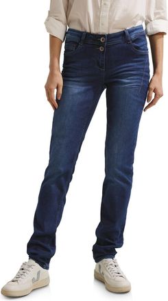 Cecil Damen B376930 Jeanshose, Mid Blue Wash, 27W / 32L