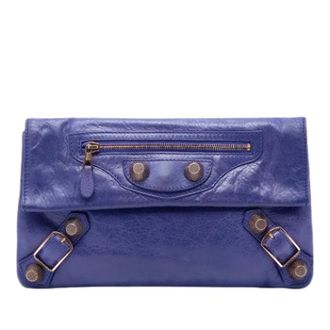 Balenciaga Pre-owned Motocross Giant 21 Envelope Clutch - - Pre-owned - Damen - Lila - ONE SIZE
