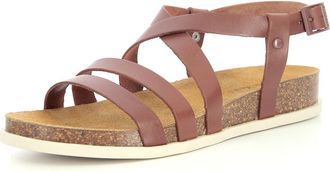 Kickers Damen Kick-Alice Flache Sandale, braun, 41 EU