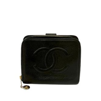 Chanel Portefeuille Vintage Pre-owned (bi-pli) - Femme - Pre-owned - Noir - Taille: ONE Size