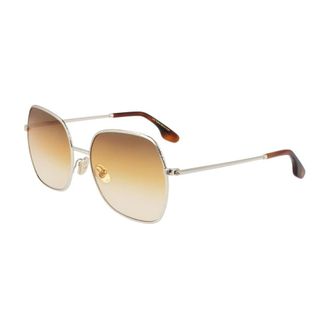 Victoria Beckham Femme, Accessoires, Jaune, Taille: ONE Size Metal Frame Lunettes de soleil