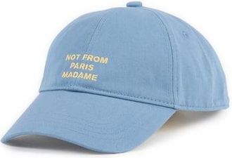 Dr&ocirc;le de Monsieur Casquette brod&eacute;e Slogan en coton