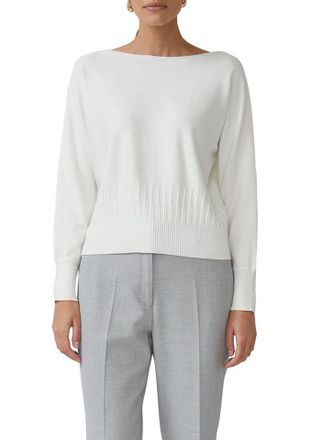s.Oliver Black Label Strickpullover mit Fledermaus&auml;rmeln