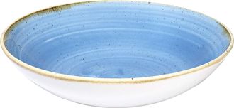 Churchill Stonecast -Coupe Bowl Sch&uuml;ssel- Durchmesser: &Oslash;24,8cm, Farbe w&auml;hlbar (Cornflower Blue)
