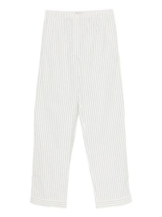 Miu Miu striped trousers - Nude