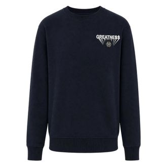 Philipp Plein Fleece Rundhals-Sweatshirt Greatness - - Sweatshirts & Hoodies - Herren - Blau - M