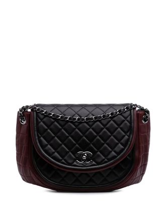 Chanel sac porté épaule matelassé à rabat (2013-2014) - Rouge
