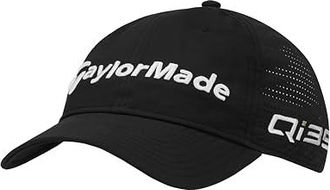 TaylorMade Tour Litetech 2025 Casquette de golf pour homme, Noir, taille unique