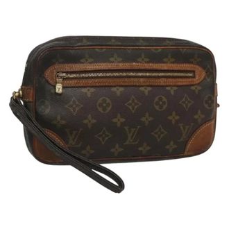 Louis Vuitton Pre-owned Toile pochettes-minaudieres - Femme - Pre-owned - Brun - Taille: ONE Size