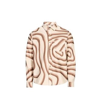 Faguo Chemise &eacute;paisse &agrave; motifs en coton