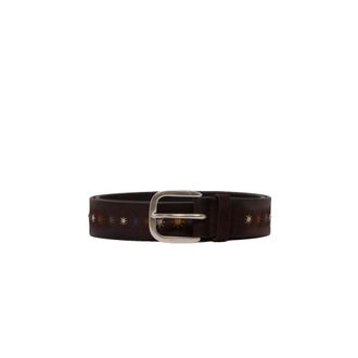 Orciani Ceinture Hunting Asterisk - Homme - Accessoires - Brun - Taille: 90 CM