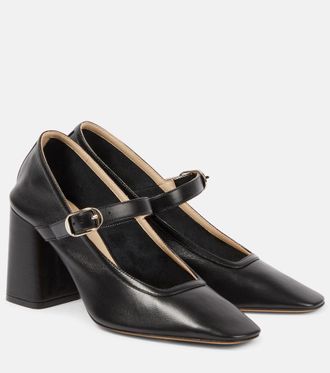 Le Monde Beryl Le Monde Béryl Mary-Jane-Pumps aus Leder
