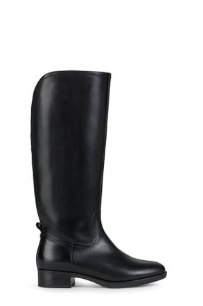 Geox Mädchen D Felicity A Stiefel, Schwarz, 38.5 EU