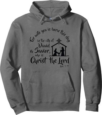Wallis Christus der Herr, Weihnachten, Retter, Krippe, Christlich Pullover Hoodie