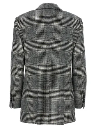 Dolce & Gabbana Pied De Poule Blazer - Black