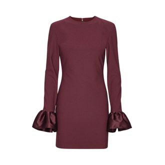 Rotate Frill Sleeved Mini Dress - - Dresses - Damen - Rot - XS