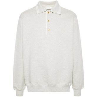 Dr&ocirc;le de Monsieur Embroidered-logo Cotton Jumper