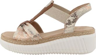 Tom Tailor Tom Tailor Damen 9590240013Slipper Beige Multi 37 EU