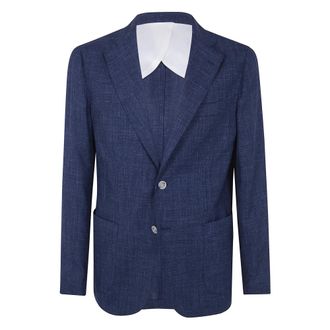 Barba Blazers - - Jackets - Herren - Blau - 2XL