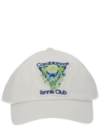 Casablanca A-SP26-HAT-002_01WHITE Baseball Cap - White