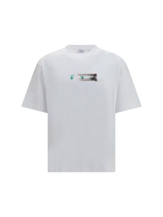 Off-white Mens T-Shirt Narciso White Cotton T-Shirts And Polos