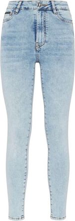 Philipp Plein Femme, Jeans, Bleu, Taille: W29 Denim Pantalons Skinny