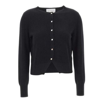 Kaos Kaos, Femme, Pulls, Noir, Taille: 40 FR Cardigan en laine