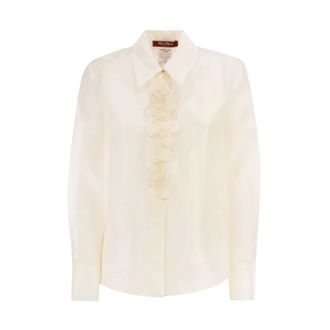 Max Mara Femme, Blouses et Chemises, Blanc, Taille: 42 FR Max Mara Chemises White