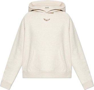 Zadig&Voltaire Femme, Sweatshirts et sweats &agrave; capuche, Beige, Taille: 42 FR SweaT-shirts &agrave; capuche