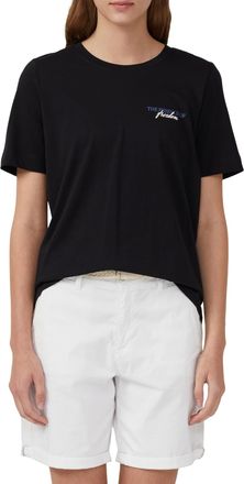 s.Oliver T-Shirt im Relaxed Fit mit Front- und R&uuml;ckenprint