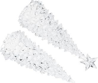 BESPORTBLE 2st&uuml;cke Dekorativer Acryl-Weihnachtsbaum f&uuml;r Wohnzimmer Festtagsbaummodell als Tischdeko Weihnachtsbaumdeko f&uuml;r Weihnachtsbaum Baum-schmuck f&uuml;r Weihna