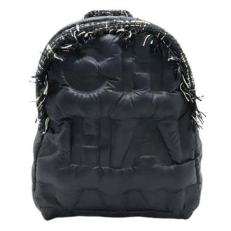 Chanel Pre-owned Vintage Nylon Rucksack - - Pre-owned - Damen - Schwarzk - ONE SIZE