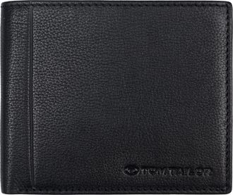 Tom Tailor Bela Herren Geldbörse Querformat RFID Leder Mittelgroß Schwarz