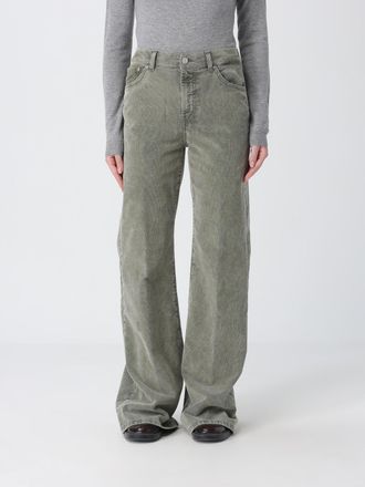 Dondup Ausgestellte Cordjeans von in Gr&uuml;n mit mittlerer Taille
