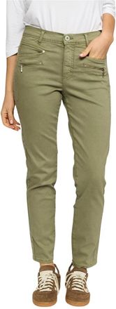 2-Biz Femme, Pantalons, Vert, Taille: 38 FR Slim-fit Pantalons
