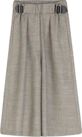 Alysi Shorts Bermuda Jambe Large - Femme - Shorts - Gris - Taille: 34 FR