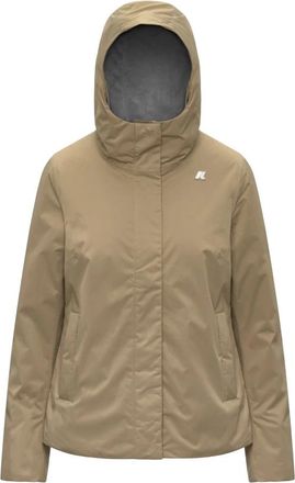 K-Way Veste Lil Twill Soft Beaver - Femme - Vestes - Beige - Taille: 38 FR