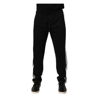 Dolce & Gabbana Homme, Pantalons, Noir, Taille: XS Pantalon de jogging
