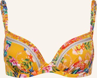 Watercult Watercult B&uuml;gel-Bikini-Top Sunset Florals orange