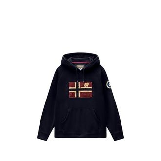 Napapijri Hoodie droit brod&eacute; &agrave; capuche