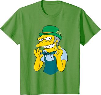 The Simpsons NEW The Simpsons St. Patricks Day Moe the Bartender Funny T-Shirt