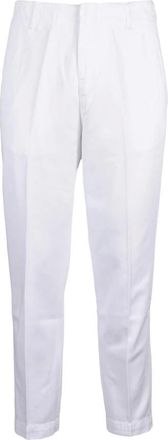 Dondup Femme, Pantalons, Blanc, Taille: W27 Janis Chino