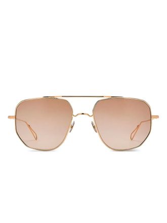Ahlem x Campbell Addy 19 Sonnenbrille mit eckigem Gestell - Gold