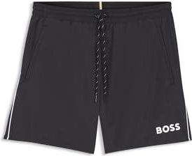 BOSS Hommes Starfish Short de Bain avec Logo Contrastant