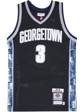 Mitchell & Ness haut Allen Iverson Georgetown Hoyas Authentic (1995-96) - Noir