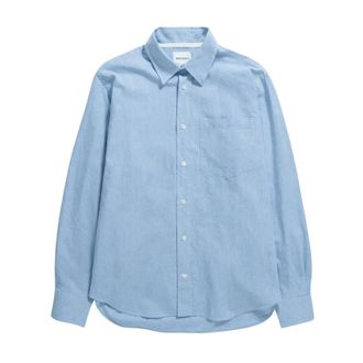 Norse Projects Chambray Hemd - - Shirts - Herren - Blau - S
