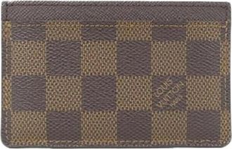 Louis Vuitton Porte-cartes doccasion - Femme - Pre-owned - Brun - Taille: ONE Size